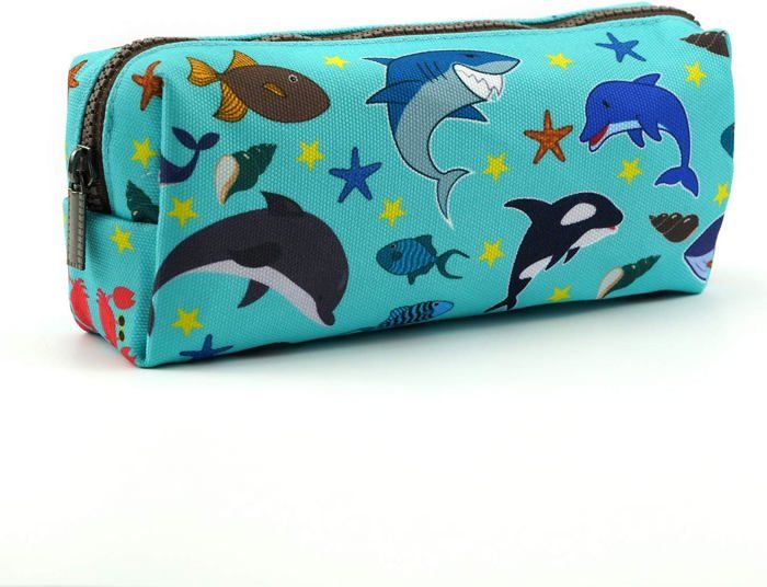 LParkin Sea Life Trousse à crayons en toile Motif dauphin et requin169 ...