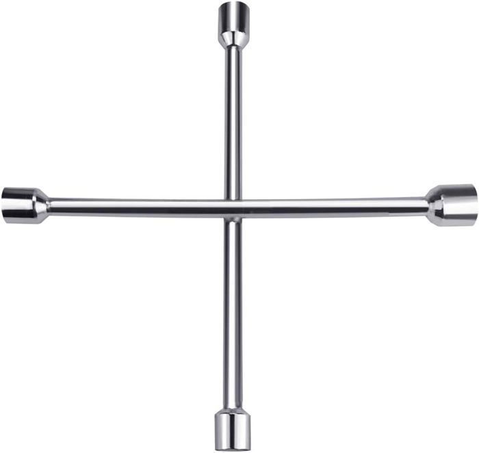 Clé en croix - YYV - 35 x 35 cm - Argent - Outil de voiture - Garantie ...