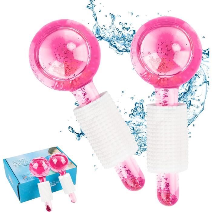 Lot De 2 Rouleaux à Glace Pour Le Visage Rouleau De Massage Facial