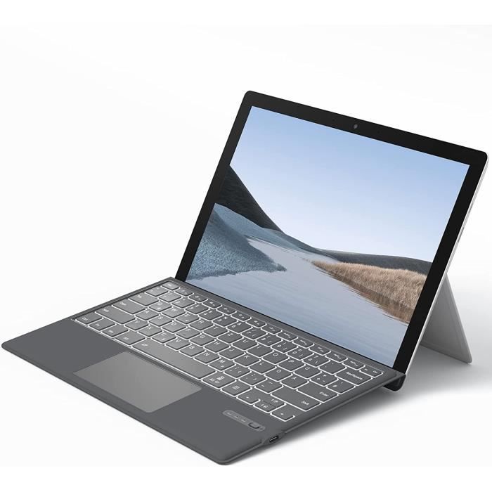Surface Pro 7 Clavier Surface avec pavé tactile intelligent, éclairage ...