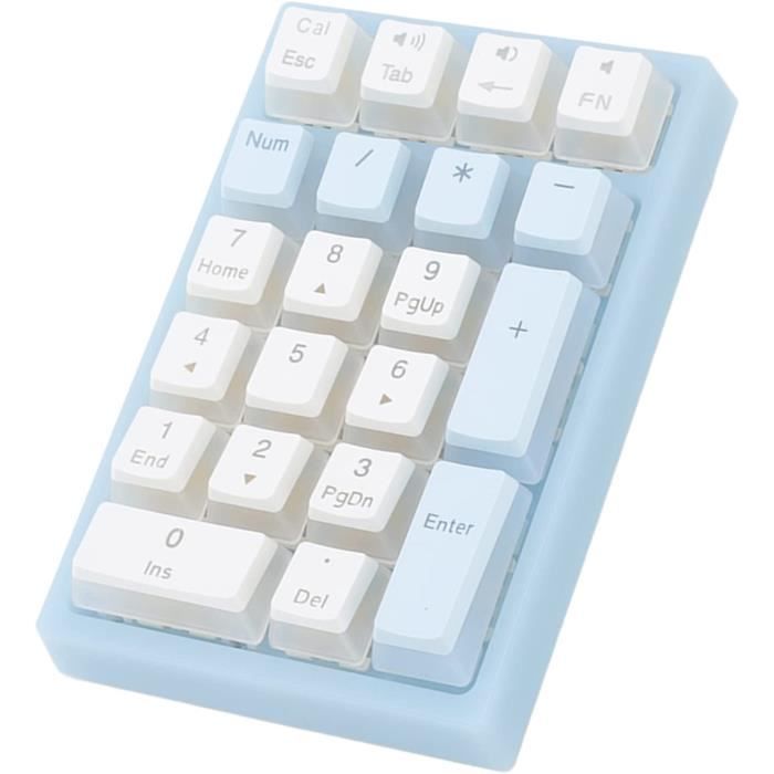 Pavé Numérique Filaire, Clavier Numérique Rétroéclairé RVB 21 Touches ...