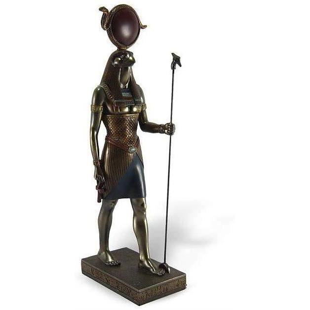 Statuette EGYPTIENNE Dieu RA - Décoration intérieure - Marron ...