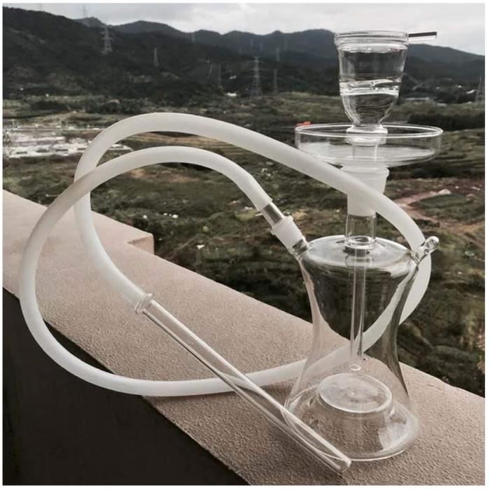 Chicha Chicha Narguilé, Pipe À Eau en Verre Chicha Narguilé, Ensemble À ...