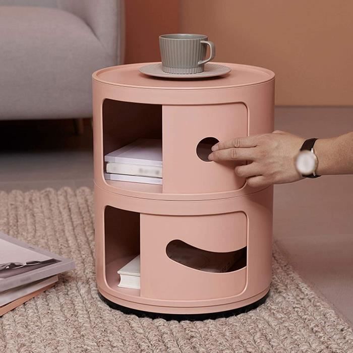 Smile Side Table Table Basse Table Basse Rond 3 Tier Statut De Chevet ...
