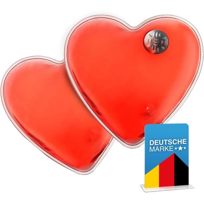 Chauffe-Mains Coussin Chauffant En Forme De Cœur Coussin De Poche Pour ...