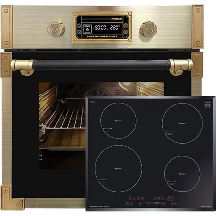 Kaiser EH 6427 AD+KCT 6705 FI , Four encastrable rétro 73L 60 cm+ table ...