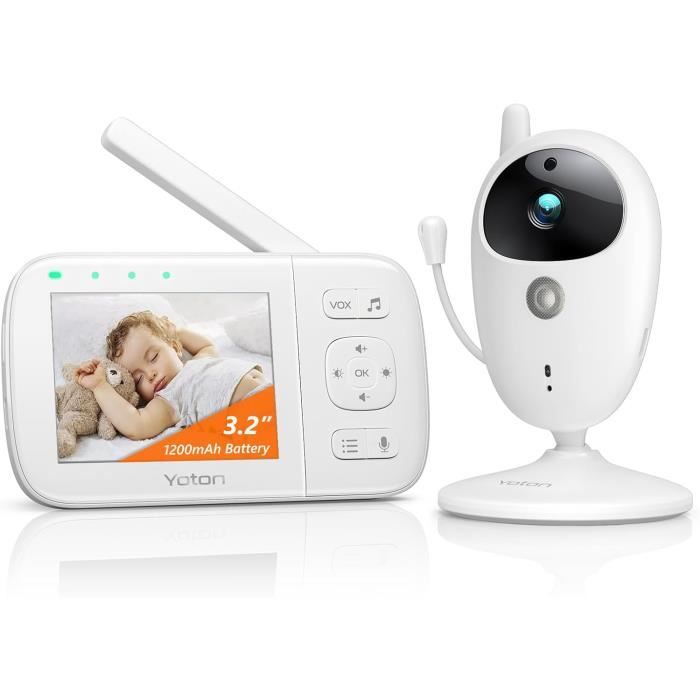 YOTON 3.5" Babyphone Camera, Camera Bebe 720P, Baby Phone avec Caméra ...