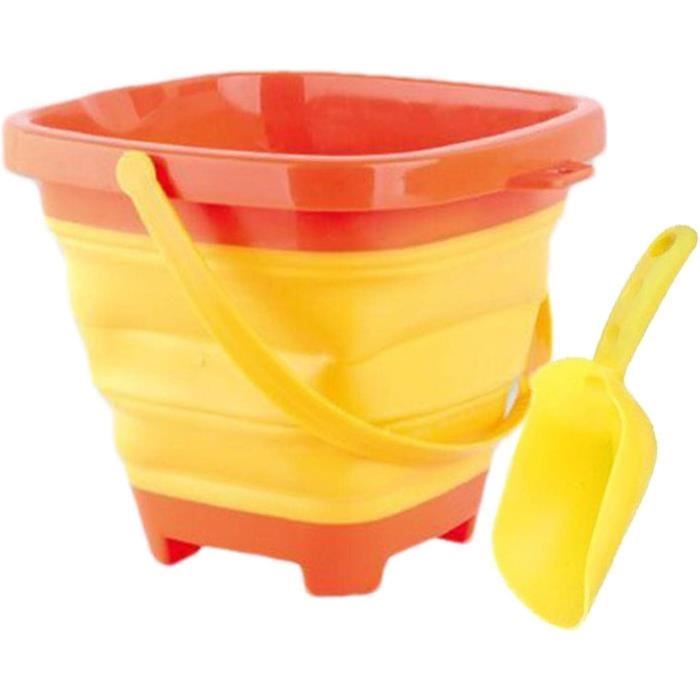 Seau À Sable Pliable | Seau Pliant De Plage Avec Pelle À Sable | Seau À ...