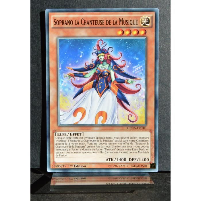 Carte YU-GI-OH CROS-FR010 Soprano La Chanteuse De La Musique NEUF FR - Cdiscount Jeux - Jouets