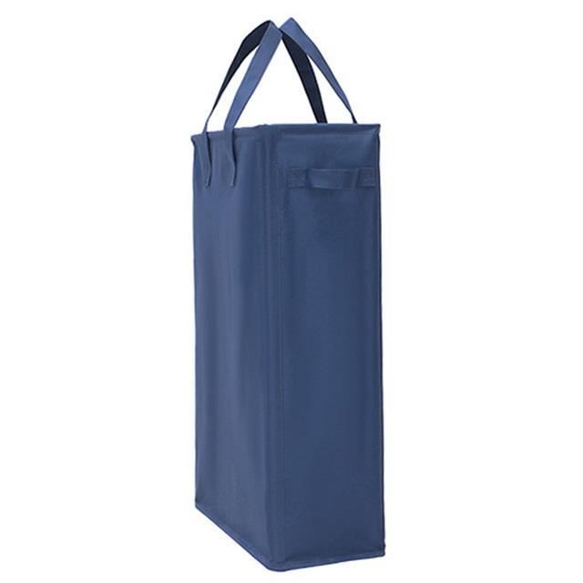 Panier à linge,Navy Blue-39x19x62.5cm--Mir à linge avec poignée et ...