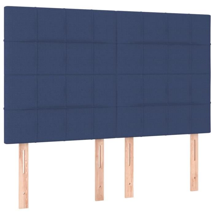 Têtes de lit - ZERODIS - Classique - Intemporel - Bleu - 144 x 5 x 118/ ...