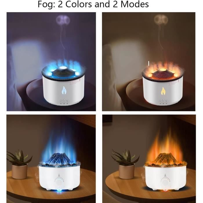 Difuseur Huiles Essentielle, Humodificateur D Air 2 Couleurs-Formes De ...