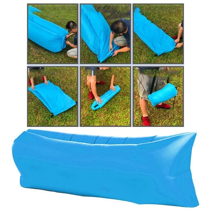 Canapé Gonflable Portable Imperméable à l'Eau - WIRLSWEAL - 3 Personnes ...