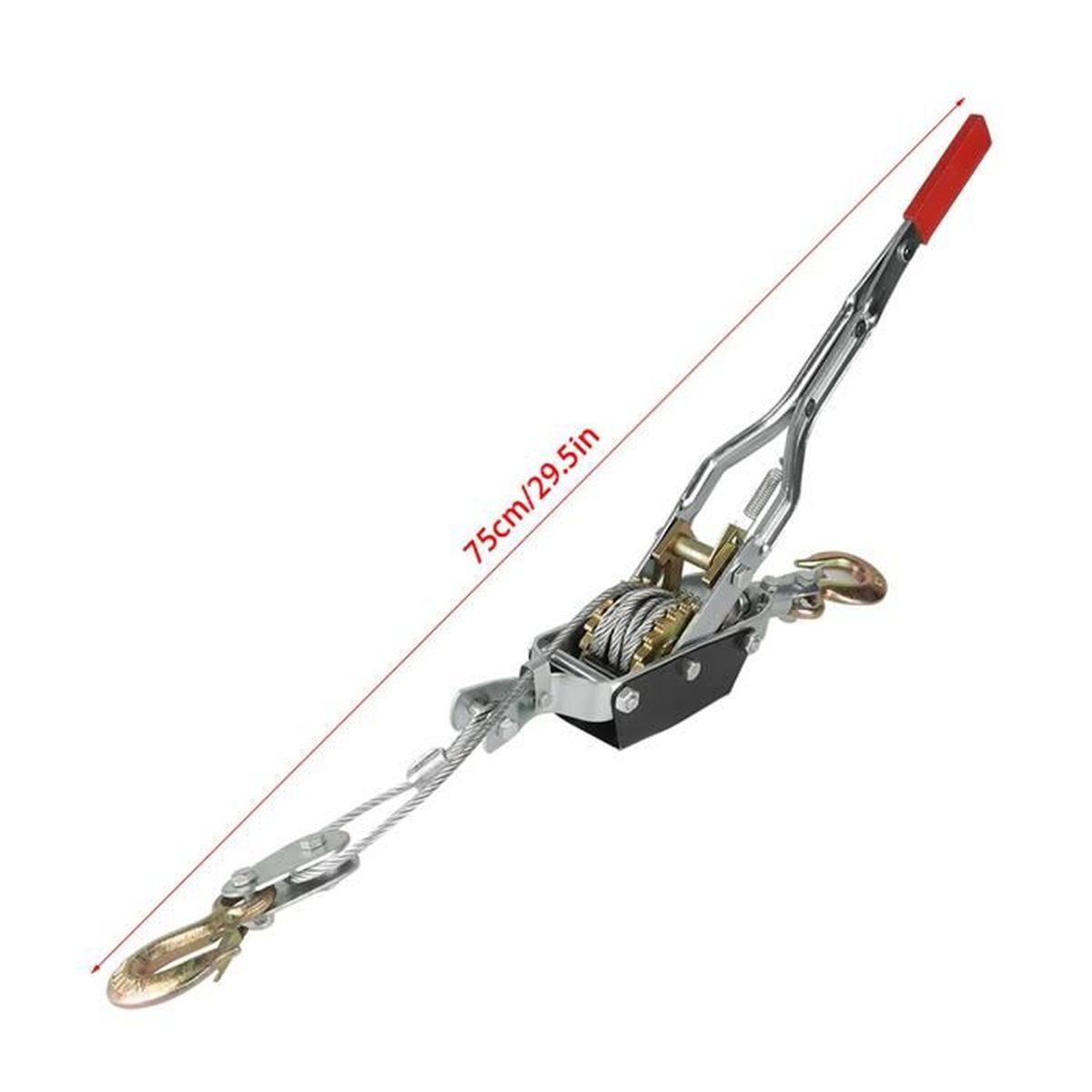 Tire-câble manuel VGEBY - Tire-fort 4 tonnes à double crochet YESMA ...