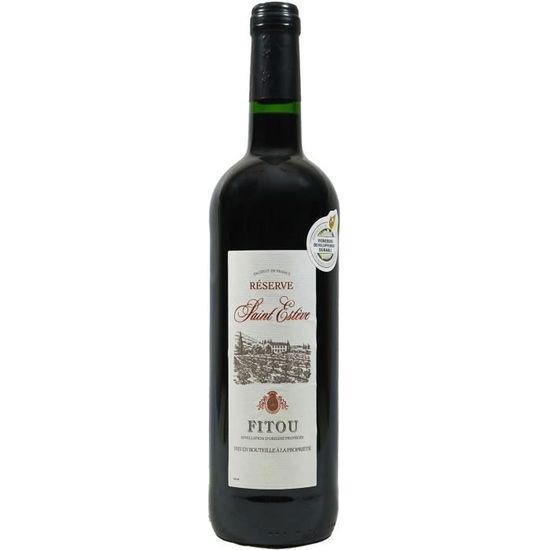 Vin Rouge Fitou, Réserve Saint-Estève, 2015 - Vin Rouge - La cave Cdiscount