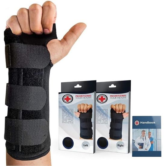 Attelle Pour Main Et Poignet Arthritis La Nuit – Orthèse Maintien L ...