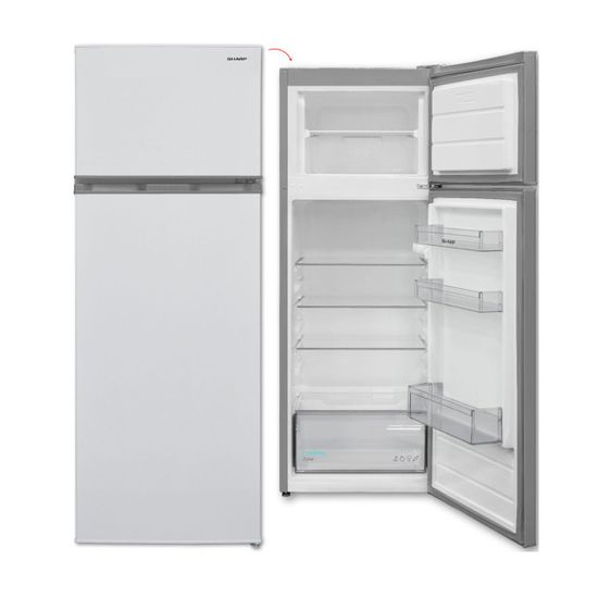 Réfrigérateur - Frigo Combiné Sharp SJFTB01ITXWEES Blanc - Achat ...
