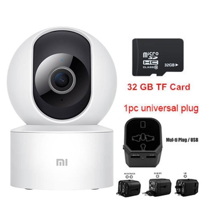 Universel 32 Go-Xiaomi-Camra intelligente Mi SE 360 PTZ 1080P HD webcam ...