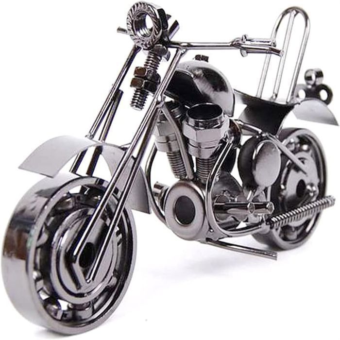 Moto Miniature Originale en Fer Forgé Soudée à la Main - Moto de ...