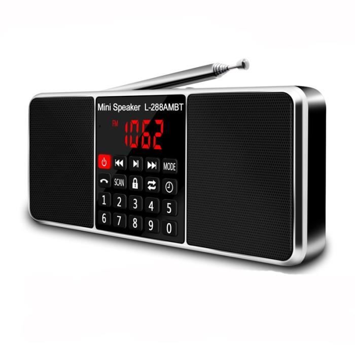 Radio avec Bluetooth - Radio Portable Hifi AM FM, haut-parleur ...