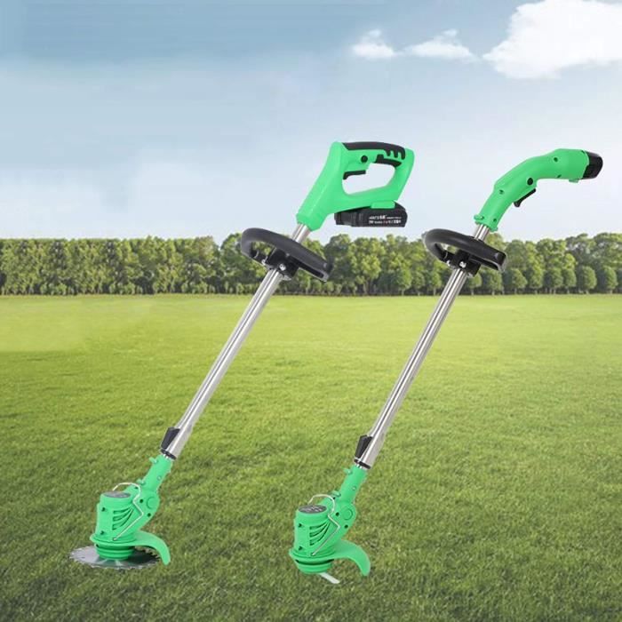 Tondeuse À Gazon À Batterie À Faibles Vibrations, Avec Chargeur Et Batterie 450W 650W 12V 21V ...