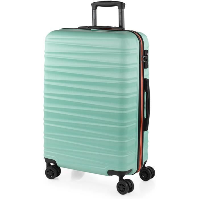 Valise Moyenne - Valise 65 Cm. Valise Soute Avion Rigide 4 Roulettes ...