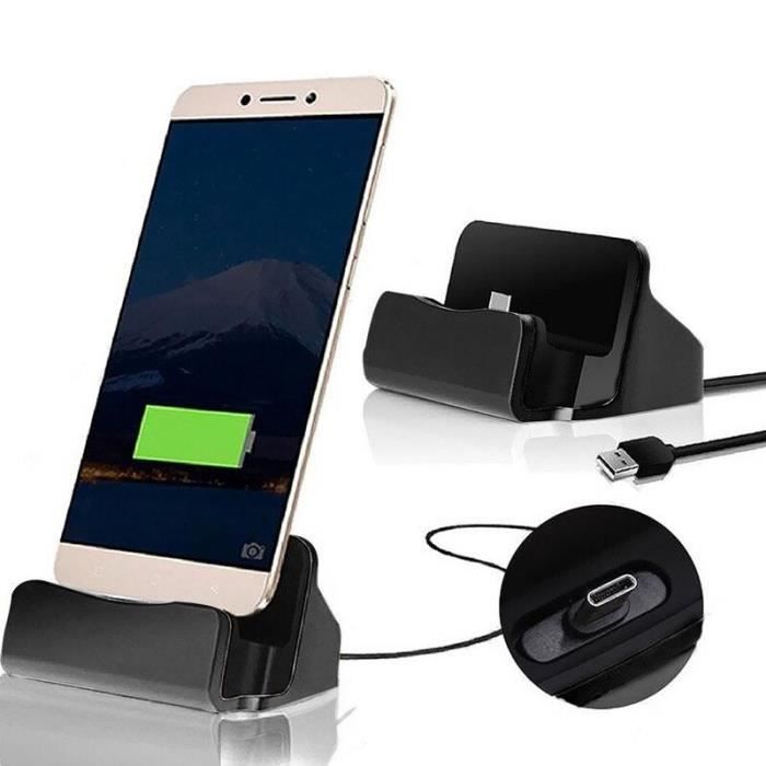 Micro usb type c Base Station D'accueil chargeur pour Huawei honour 7x ...