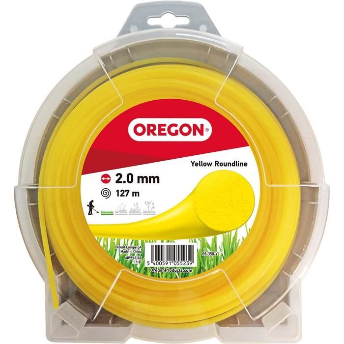 Fil de Coupe Rond en Nylon pour Coupe-Bordures et Débrousailleuses, Qualité Professionnelle, 2 ...