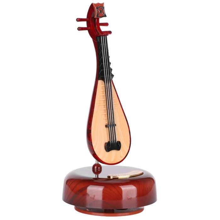 Boîte à musique Mini Luth - HURRISE - Musique agréable - Blanc ...