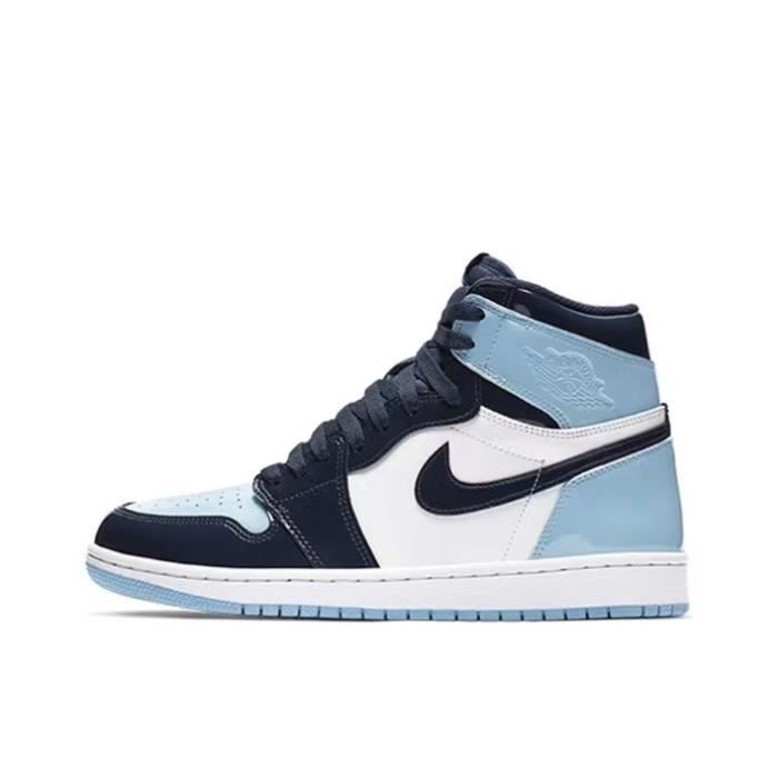 Basket Air Jordan1 Retro High Blue Chill 2019 - Bleu - Air Jordan Bleu ...