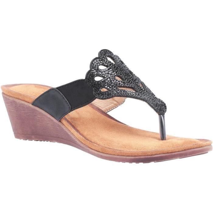 Divaz - Sandales FELICITY Noir - Cdiscount Chaussures