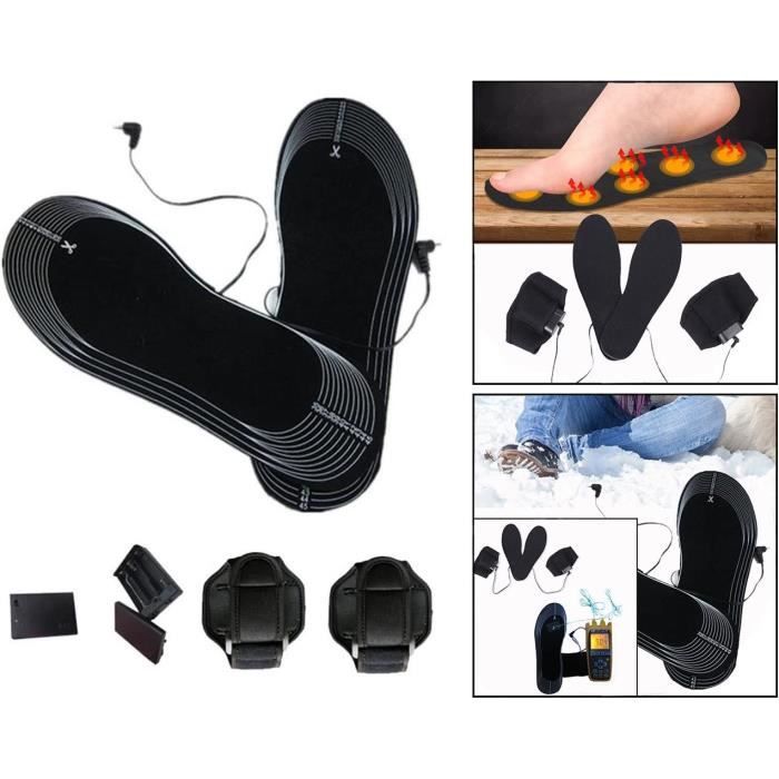 Semelle Chauffante - ZGEER - Pour Chasse, Pêche, Randonnée - Noir ...