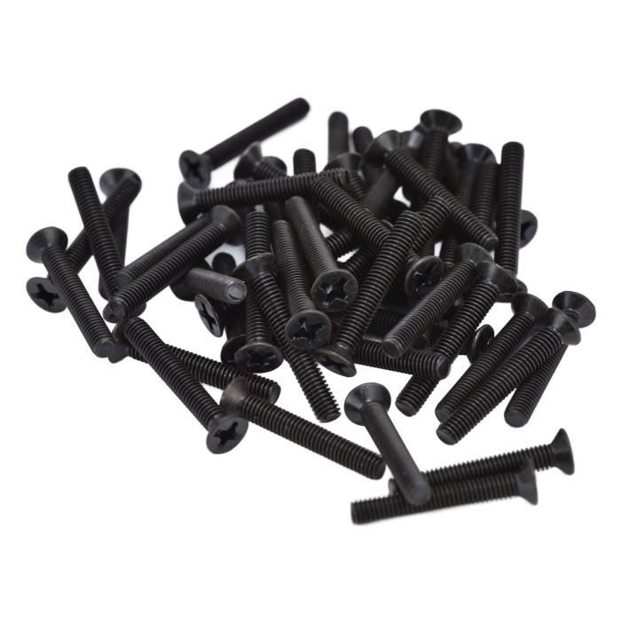 Tbest Countersunk Screw, Corrosion Protection Screws 50Pcs for High ...