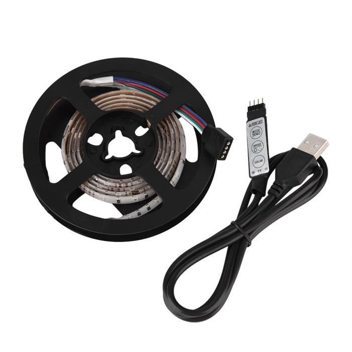 TMISHION Bande lumineuse à LED Étanche USB RVB LED Bande Souple ...