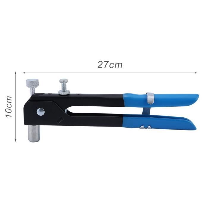 86pcs Riveteuse manuelle avec rivets aveugles à écrou fileté ...