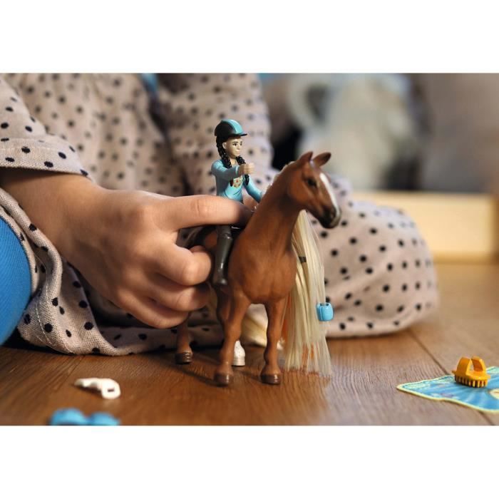 Coffret de Beauté de 18 Pièces Pour Figurines Chevaux avec le Cavalier ...
