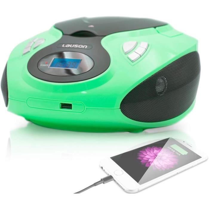 Boombox Lecteur Cd Et Radio Fm Portable | Radio Stéréo Lecteur Usb Pour ...