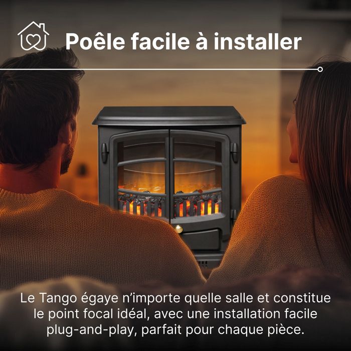 Dimplex - Tango - Cheminée électrique avec chauffage sur pied ...