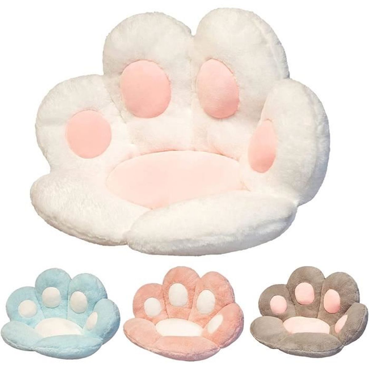 Coussin de siège de patte de chat, confortable, mignon, coussin de ...