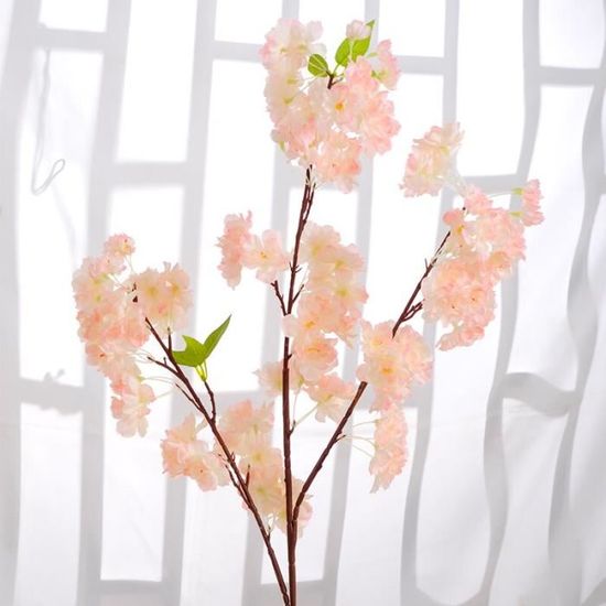Fleur artificielle fleurs de cerisier faux fleur maison salon vase ...