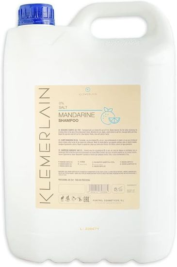 Klemerlain Shampooing à l'arôme de mandarine. Shampoing en carafe. Sans ...