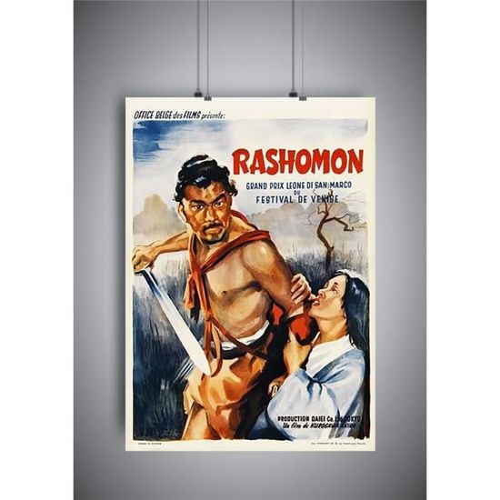 Poster affiche RASHOMON Classic Movie Original - A4 (21x29,7cm ...