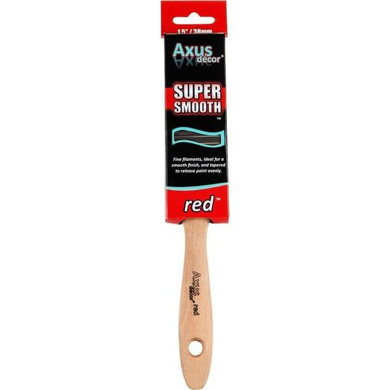 Axus Décor Pinceau Ultra-doux Rouge 38 - Cdiscount Bricolage