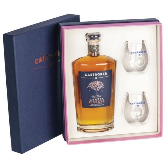 CAISSE AMERICAINE CASTAGNER CASTAGNER GRAPPA BARRICATA DI CILIEGIO ...