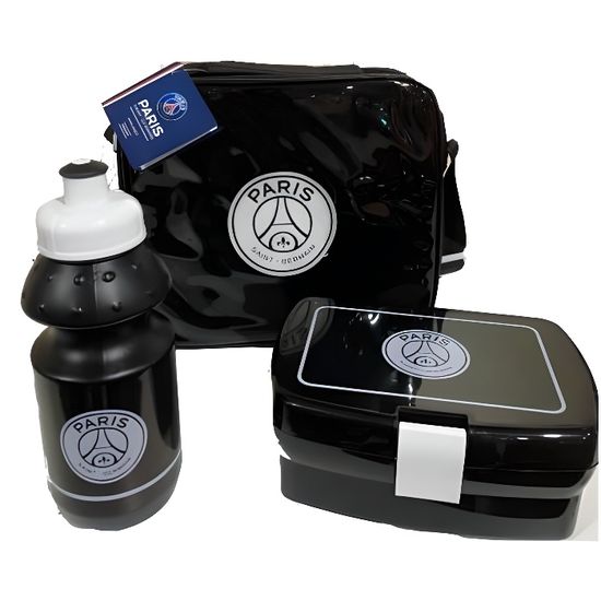 Set Goûter 3 Pièces - PSG - Sac Isotherme - Gourde 350ml - Boîte à ...