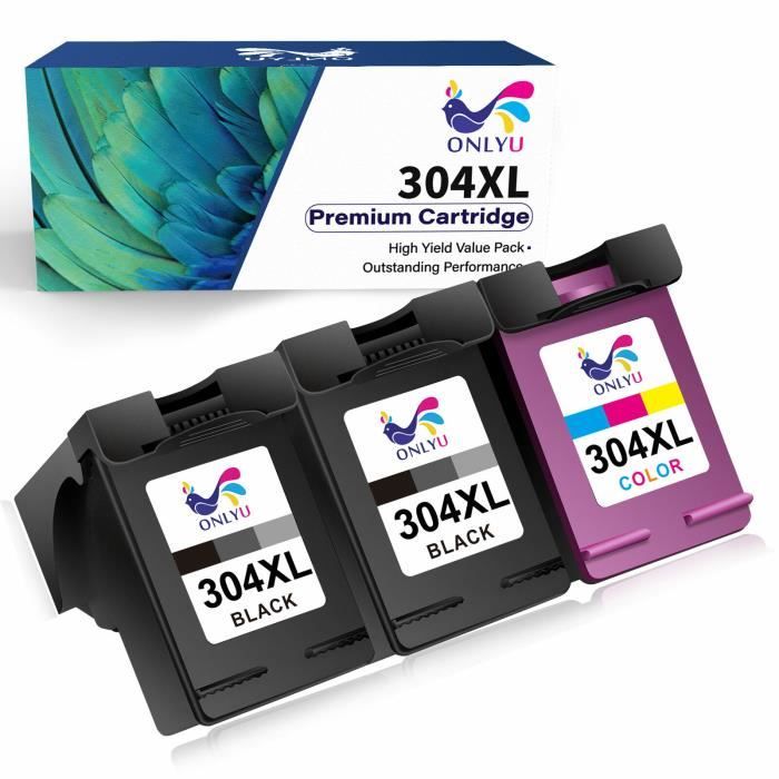ONLYU 3 Cartouche d'encre Compatible pour HP 304 XL HP 304XL HP DeskJet ...