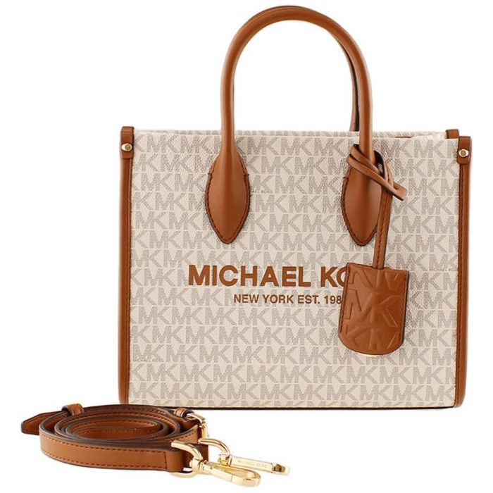 Michael Kors Mirella Logo Tote Sac bandouliere Vanille Cdiscount Bagagerie Maroquinerie