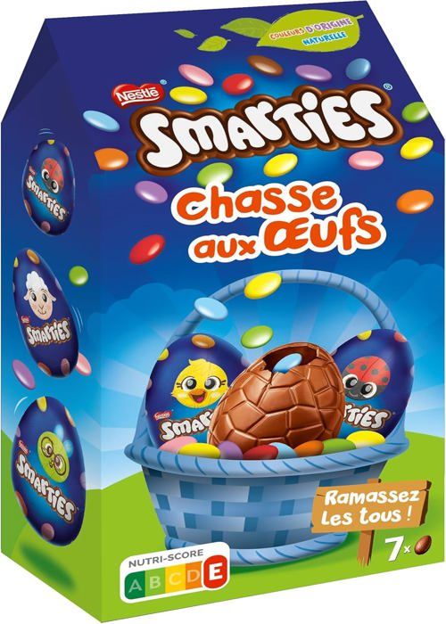 Smarties - Chasse aux Oeufs Chocolat de Pâques - 122g - Cdiscount Au quotidien