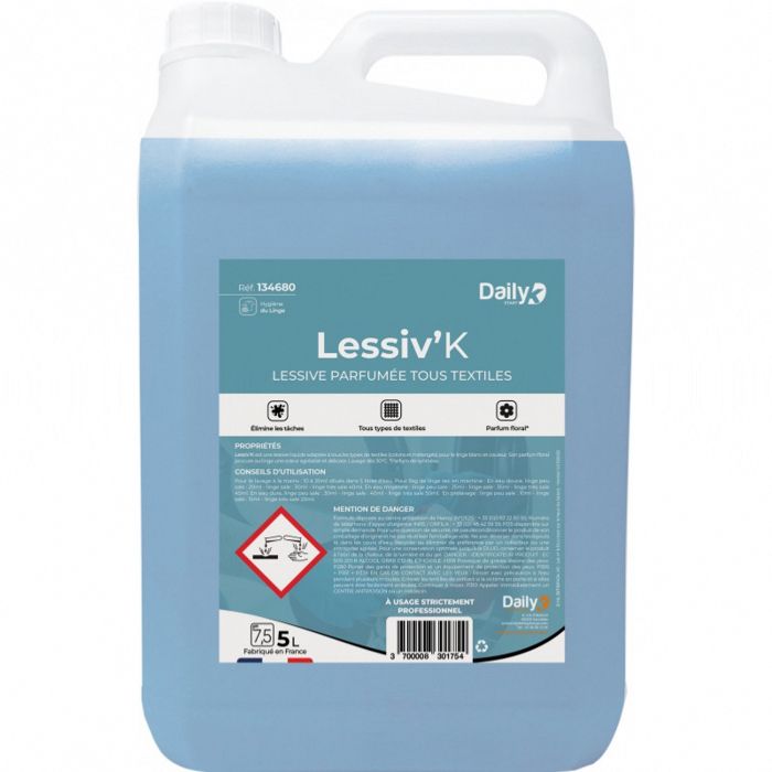 Lessive liquide tous textiles parfum floral - LESSIV'K - Daily K ...