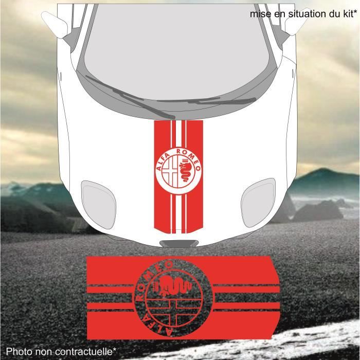 Tuning Sticker - Alfa Romeo - Mito 147 - Rouge - Kit Complet ...